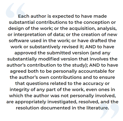 Authorship - UK Research Integrity Office